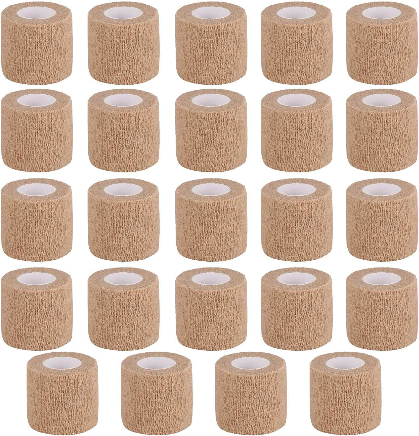 Bandage Wrap 24 Pack Self Adherent Wrap Breathable Self Adhesive ...