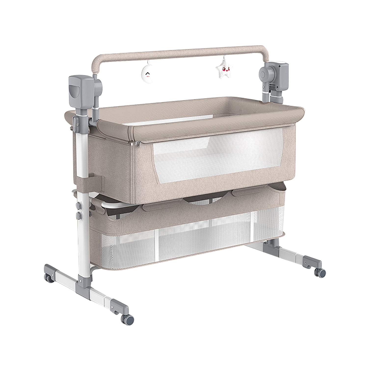 SteAnny Electric Rocking Crib Unisex Baby Cradle Newborn Bedside ...