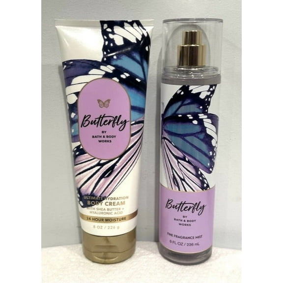 Bath and Body Works Butterfly Deluxe Gift Set - Flower Perfume ...