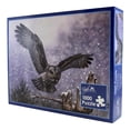 Gift Essentials Adult Puzzles 1000 Pieces Owl Snowy Landing Winter ...