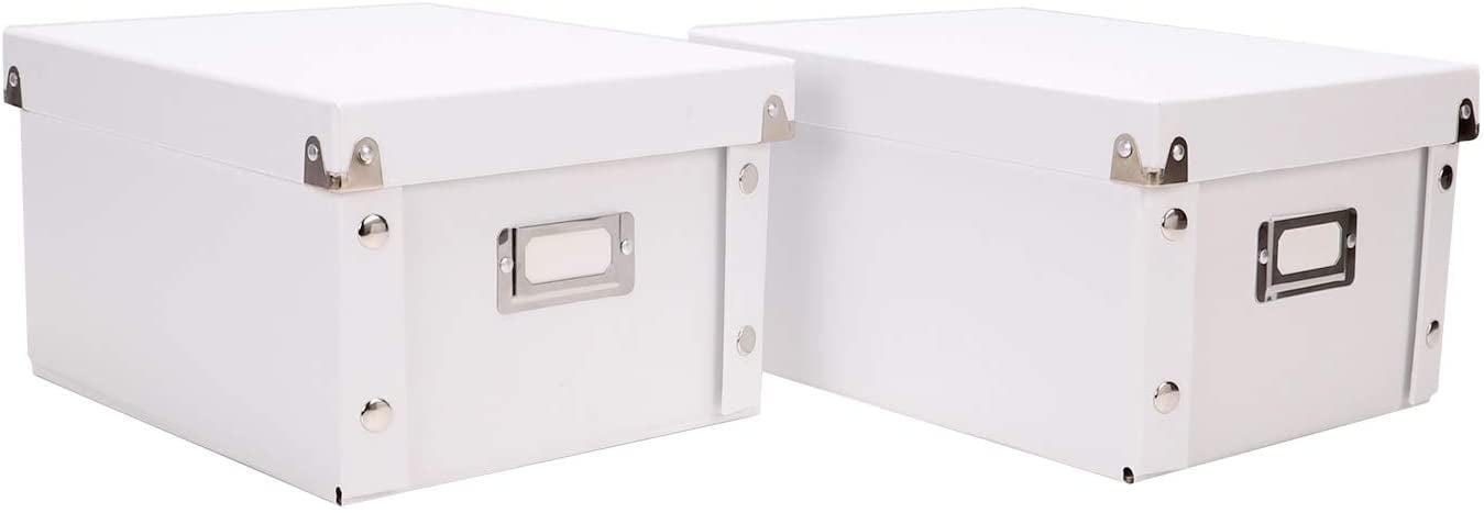 5x8 Index Card Box, White, 2 PK - Walmart.com
