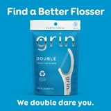 Grin Double Flosspyx - 75 ct - Dental Floss Picks, Flossers, Two Lines ...