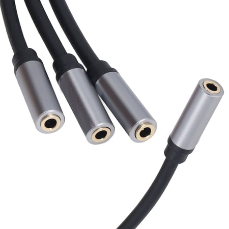 Adapter Cable,3.5mm Female to 3 Female Stereo AUX Splitter Cable Sound ...
