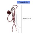 Fashionable Fruit Keychain For Daily Use Soft Braided Rope With Alloy ...