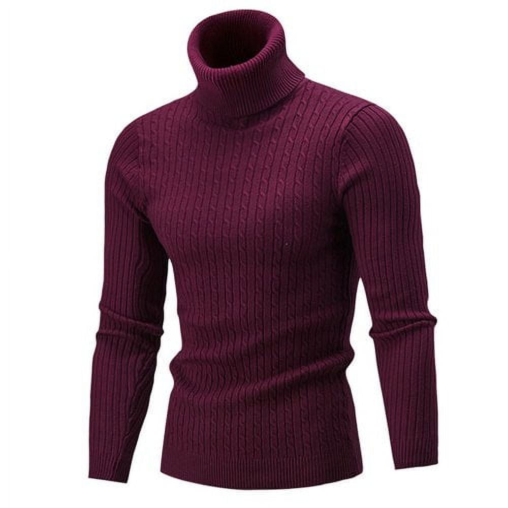 Click here for Generic Men Turtleneck Sweater Pullover Knitted To... prices