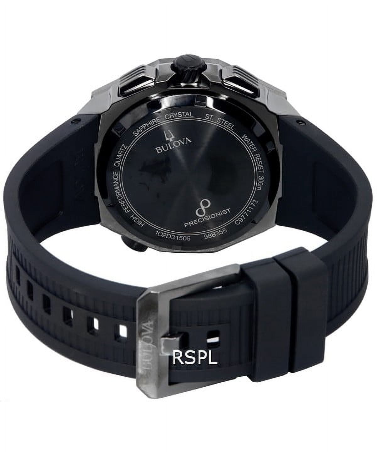 Bulova Precisionist X Chronograph Black Dial Quartz Diver's Bulova Precisionist X Chronograph Black Dial Quartz Diver's