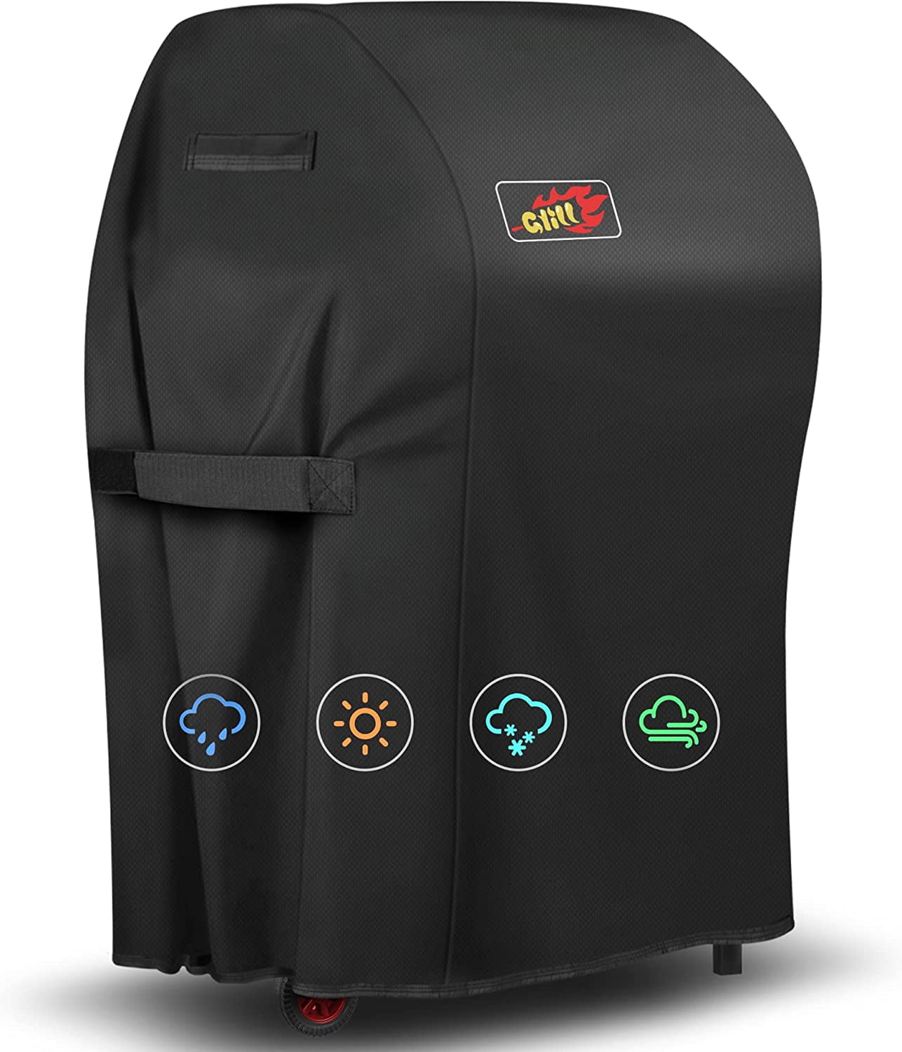 30in Grill Cover, Heavy Duty 600D Oxford Fabric Waterproof Windproof ...
