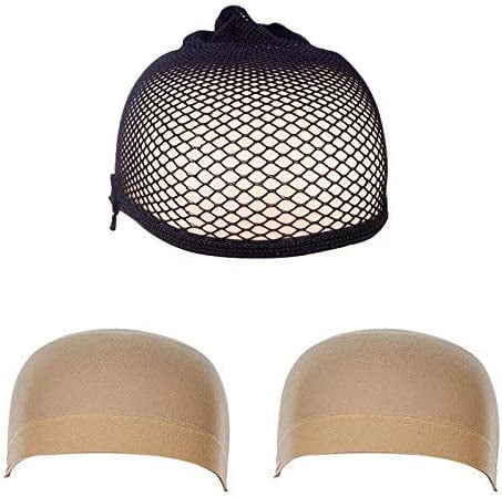 pulabo Wig Net Cap Stretch Mesh Wig Cap Elastic Net Weaving Cap Durable ...