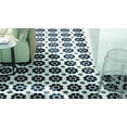 Industry Tile 8x8 Black and White Distressed Cyclone Porcelain Tile (1 ...