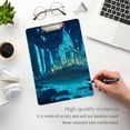 Acrylic Writing Board Gold 12.5*9 Inch Clipboards Transparent Acrylic ...