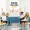 Classroom Rules Sign Set with Hashtags 9 Classroom Rule Posters Back to ...