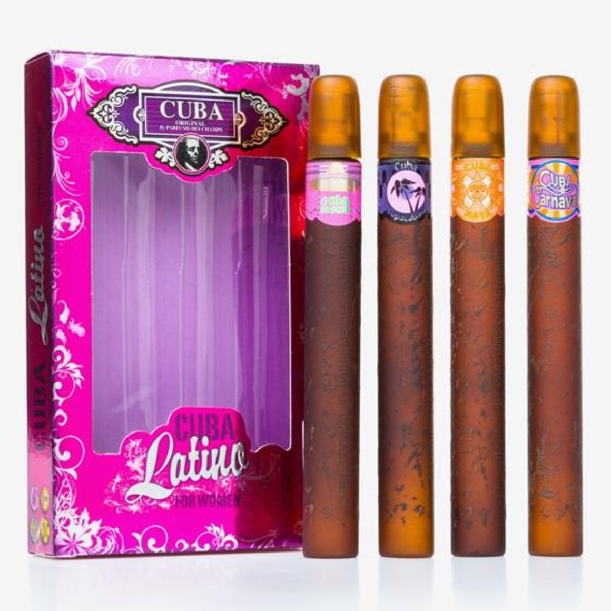 Perfume Cuba Cuba Set Cuba Latino Dama Des Champs 4 Pz 35 ml c/u Spray ...