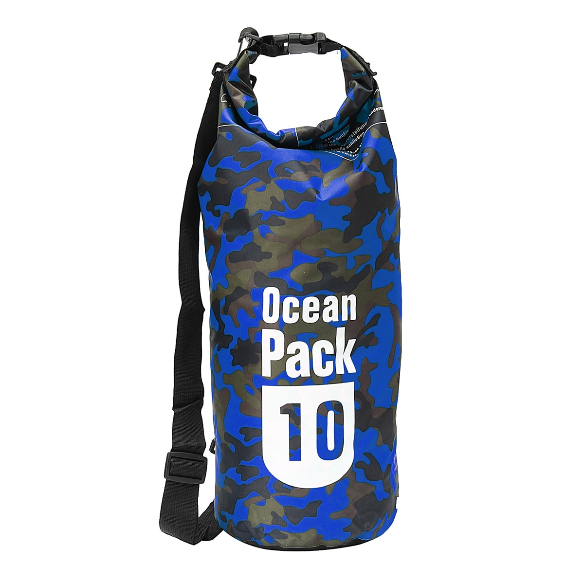 10L Waterproof Dry Bag Backpack Pouch Boat Kayak Camp Outdoor Sport ...