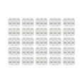 20 Pcs 6 Grids Palette Mixing Tray Watercolour Painting Palette Mixing ...