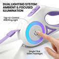 Retractable Dog Leash LED, Durable 5M Rope with LED Safety Light for ...