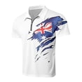CONZONE Mens British Day 2 Peice Outfits Patriotic British Flag Graphic ...