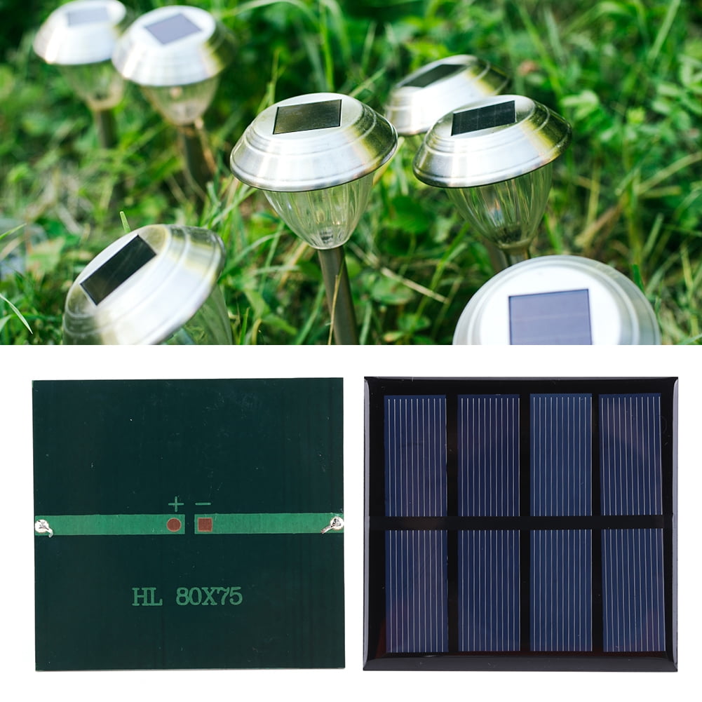 Paneles solares al aire libre 3W 2V Iluminación del patio del panel ...