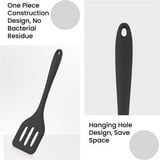 2 packs Small & Large Slotted Silicone Turner Heat Resistant Kitchen ...