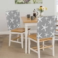 Chair Covers Set of 4 Coastal Starfish Chair Slipcover Protector ...