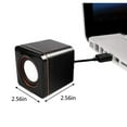 Portable Computer Speakers USB Powered Mini Sound System Wired Stereo ...