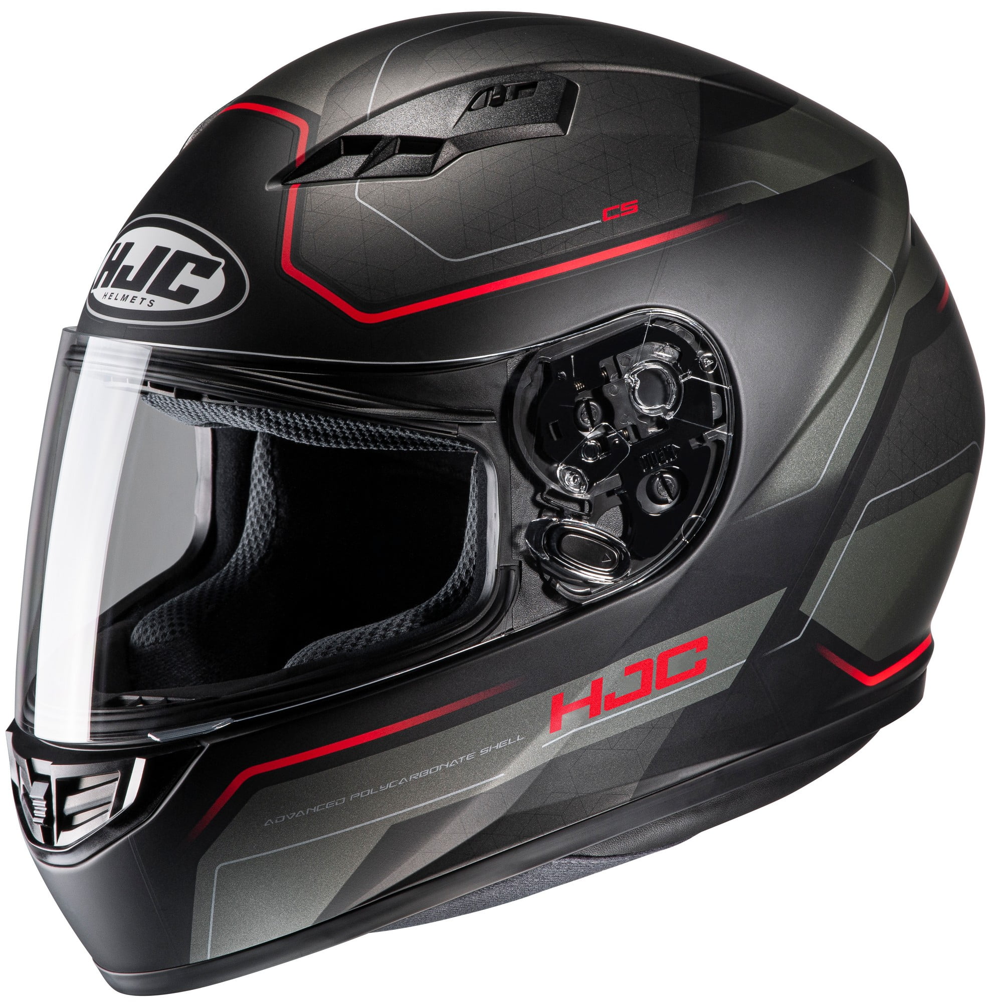 HJC CS-R3 Inno Motorcycle Helmet Red/Gray LG - Walmart.com