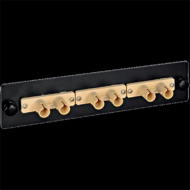 ICC 6-Port Fiber Optic Patch Panel ICFOPT16BK - Walmart.com