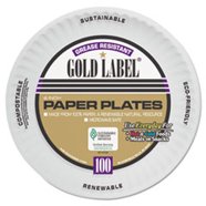10.25 in. Paper Pro Naturals Fiber 3 Compartment Round Plates, 125 ...