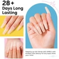 AIMEILI 5 in 1 Rubber Base Gel For Nails, Sheer Color Gel Nail Polish ...