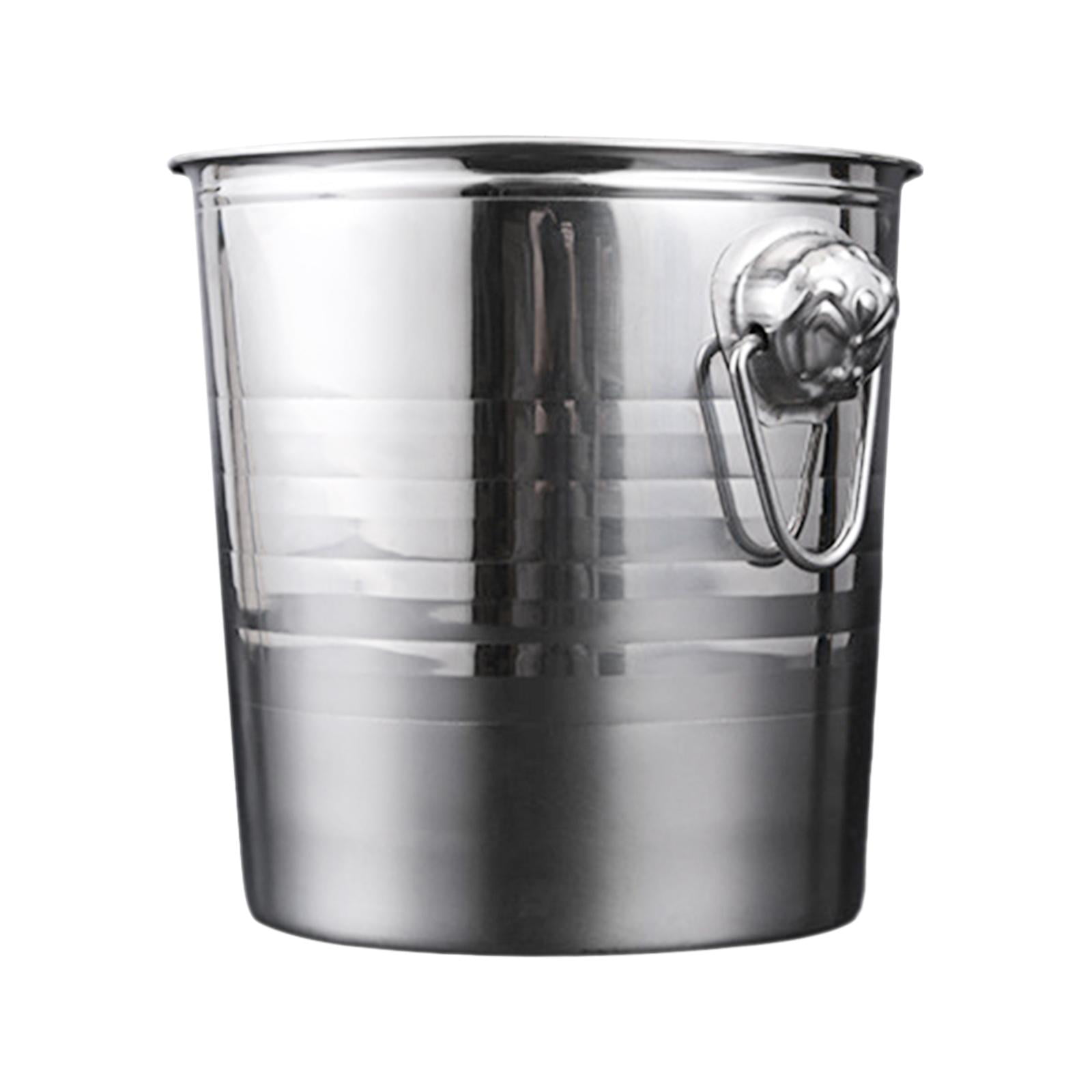 Ice Bucket with Handle Beverage Tub 3/5/7L Thickened Double Wall ...