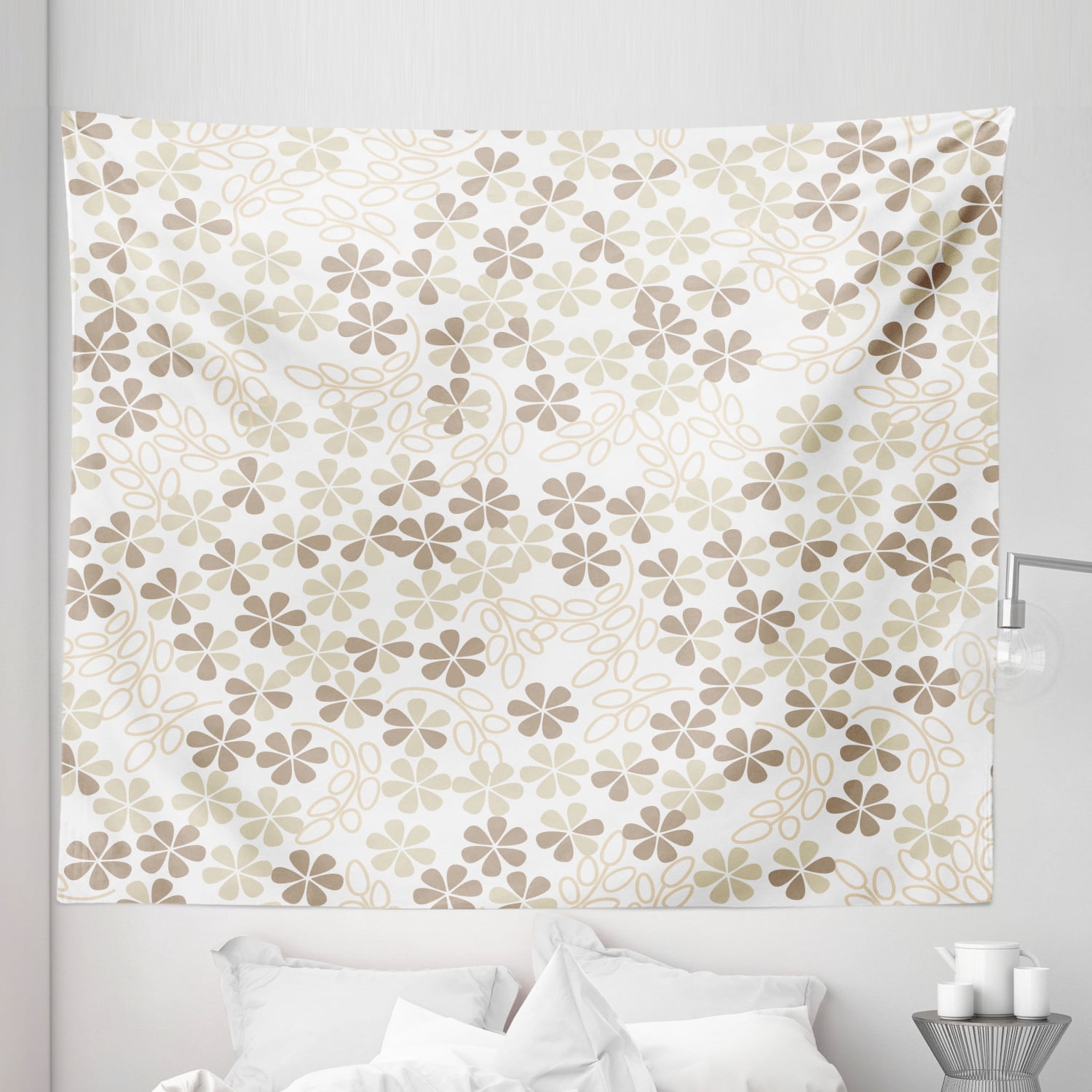 Summer Tapestry, Flowers Bouquet Blossoms Ornamental Simplistic ...