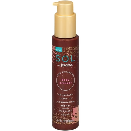 SOL by Jergens Self Tanner Body Bronzer, For All Unique Skin Tones ...