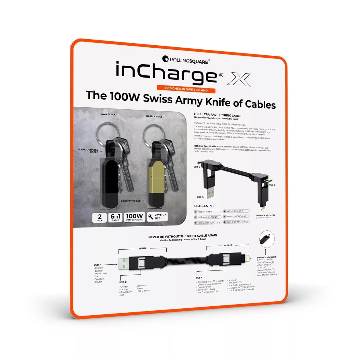 inChargeX - 2 Pack - Walmart.com