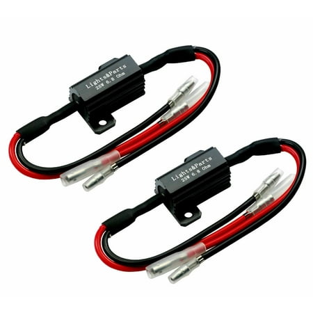 MYG 2x Resistive Power Resistor Load Resistor LED Mini Indicator 25W 6. ...