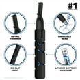 Wahl Micro Groomsman Men's Lithium Battery Powered Pen Trimmer, Black/Blue 5640-4701 - Walmart.com