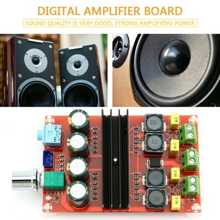 TPA3116 2*100W Digital Power Amplifier Board Dual Channel Digital Audio ...
