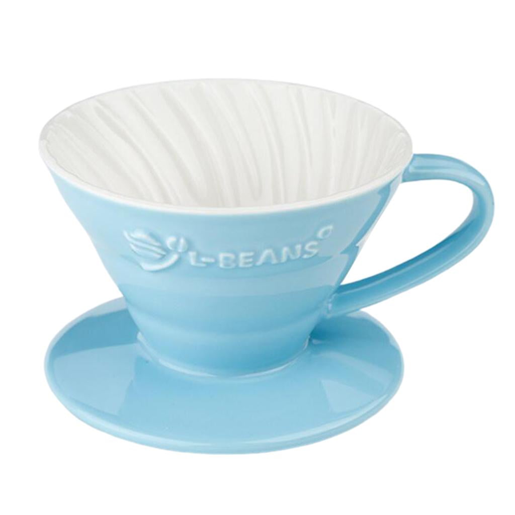 Ceramic Filter, Camping Coffee Dripper Cone, Pour Over Coffee Brewer ...