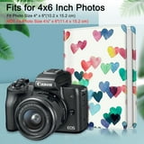 Fintie Photo Album with 112 Vegan Leather Wallet Pockets for 4x6 Photos ...