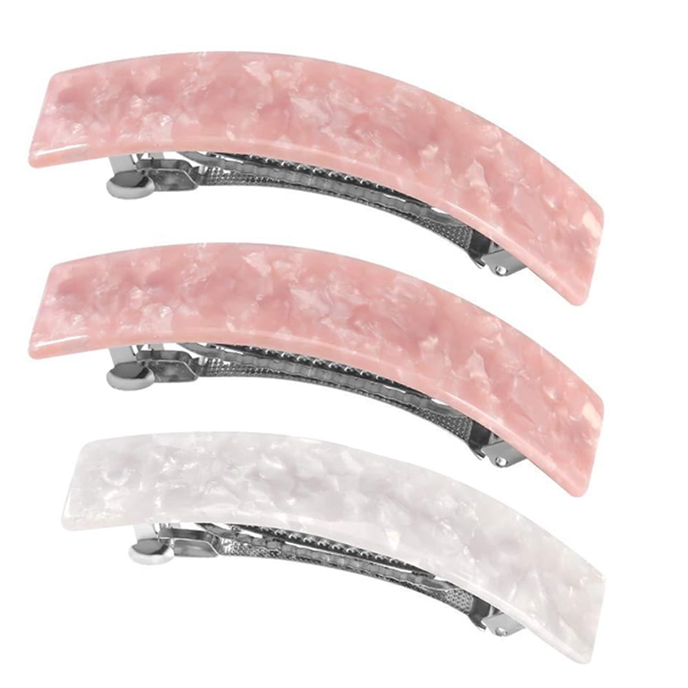 Tortoise Shell Hair Barrettes for Women Ladies Stylish hair clips ...