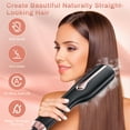Hair Straightener Brush, FETERVIC Steam Hair Straightening Comb for All ...