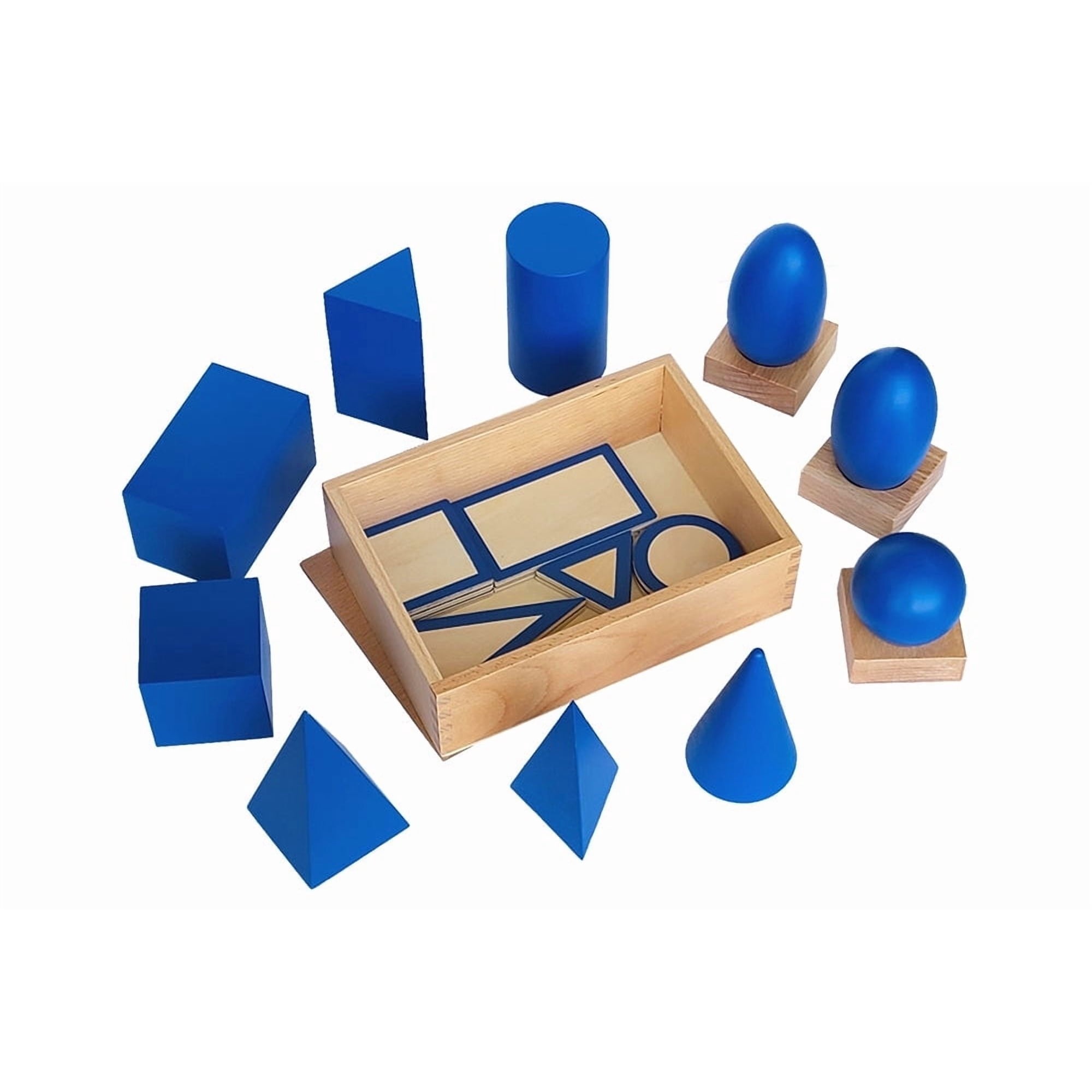 Click here for Ifit Montessori Geometric Solids With Stands And B... prices