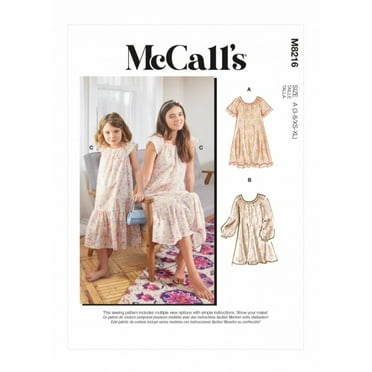 McCall's Sewing Pattern Misses' Dresses, Romper and Jumpsuit-6-8-10-12 ...