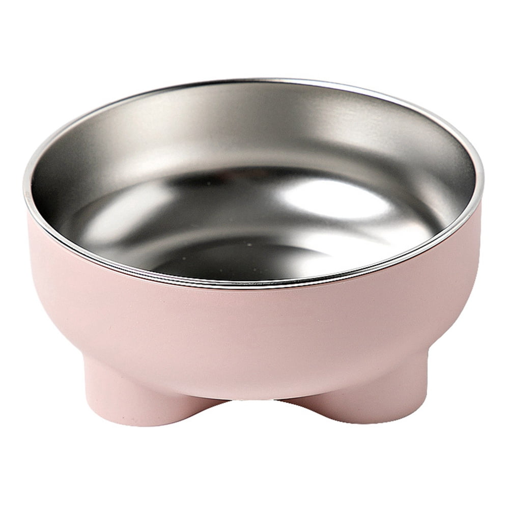 Cat Bowls for Food and Water, Rapsrk Non-Slip Stainless Steel Small Cat ...