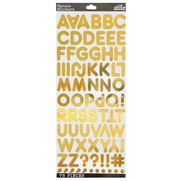 Extra Large Alphabet Stickers