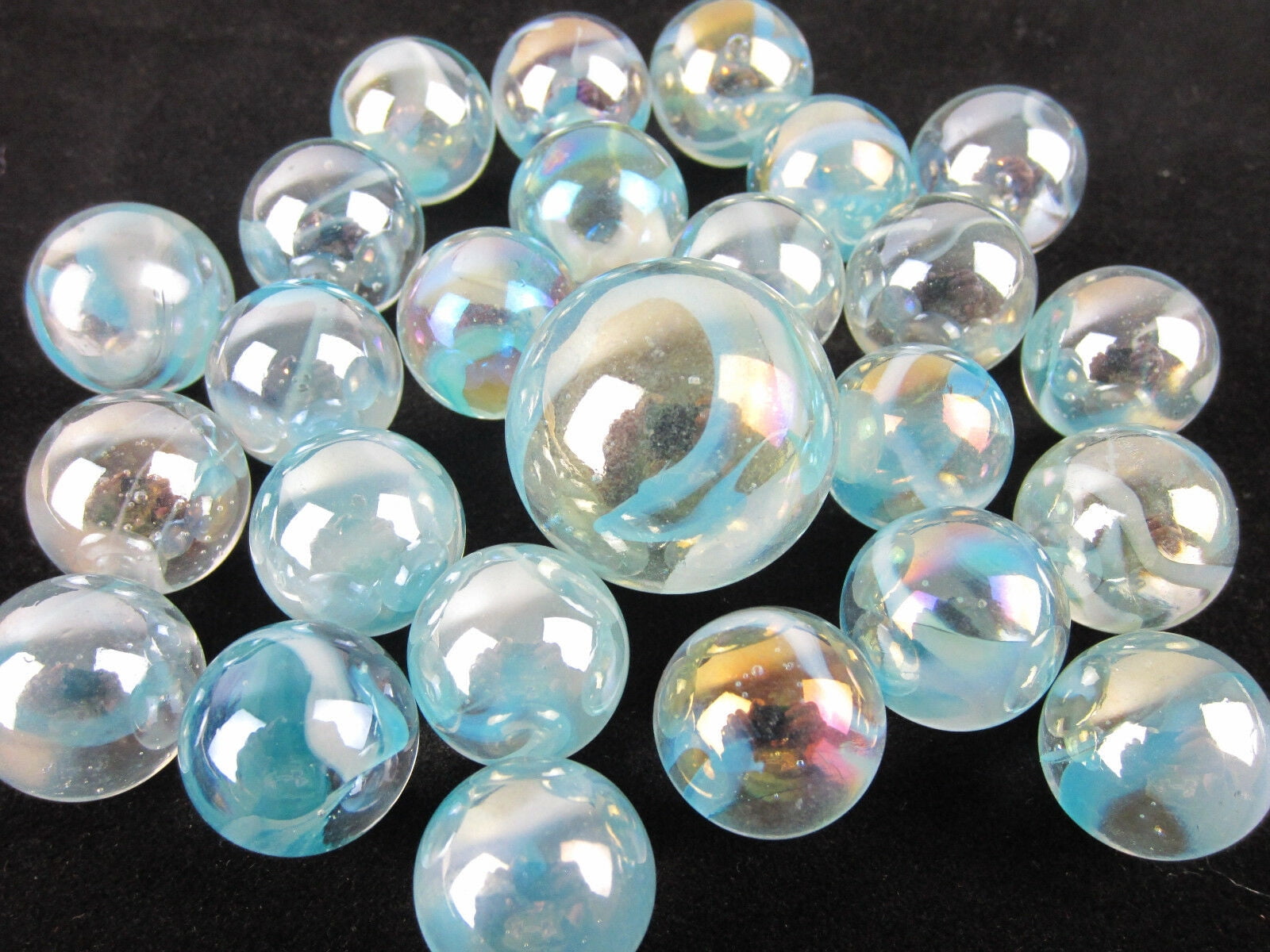 Fish Tank Marbles Big Game Toys~25 Glass Marbles 25 Glass Marbles ...