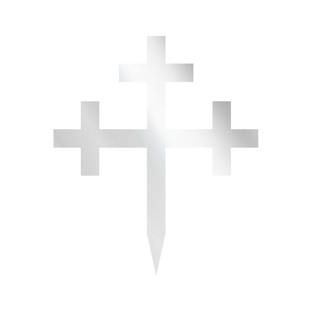 Cross Crosslet Fitchy Sticker Decal Die Cut - Self Adhesive Vinyl ...