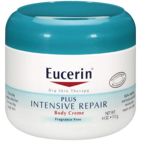 Eucerin Plus Intensive Repair Body Creme, 4 oz - Walmart.com