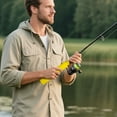 Silicone Fishing Rod Handle Wrap Non Slip Grip 5.71in After Install ...