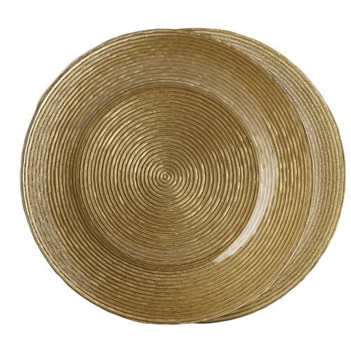 ChargeIt! by Jay 12.5'' Wave Charger Plate (Set of 2) - Walmart.com