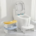 Zeiwohndc Bathroom Toilet Stools Portable Plastic Step Stools Foot Seat ...