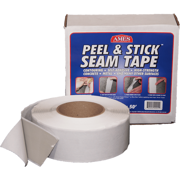 Ames Peel & Stick Seam Tape 2" x 50' Roll - Walmart.com